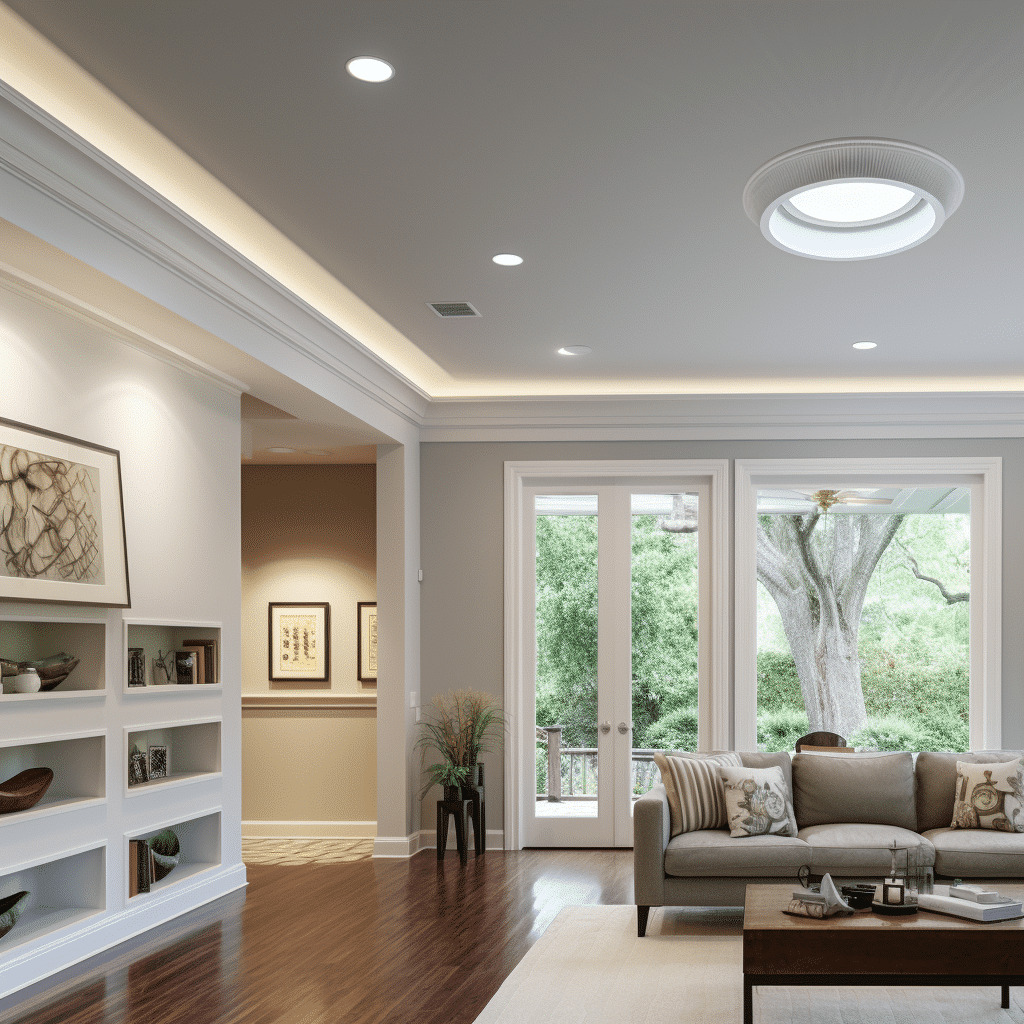 Choosing Between Baffle and Open Trims for Recessed Lighting