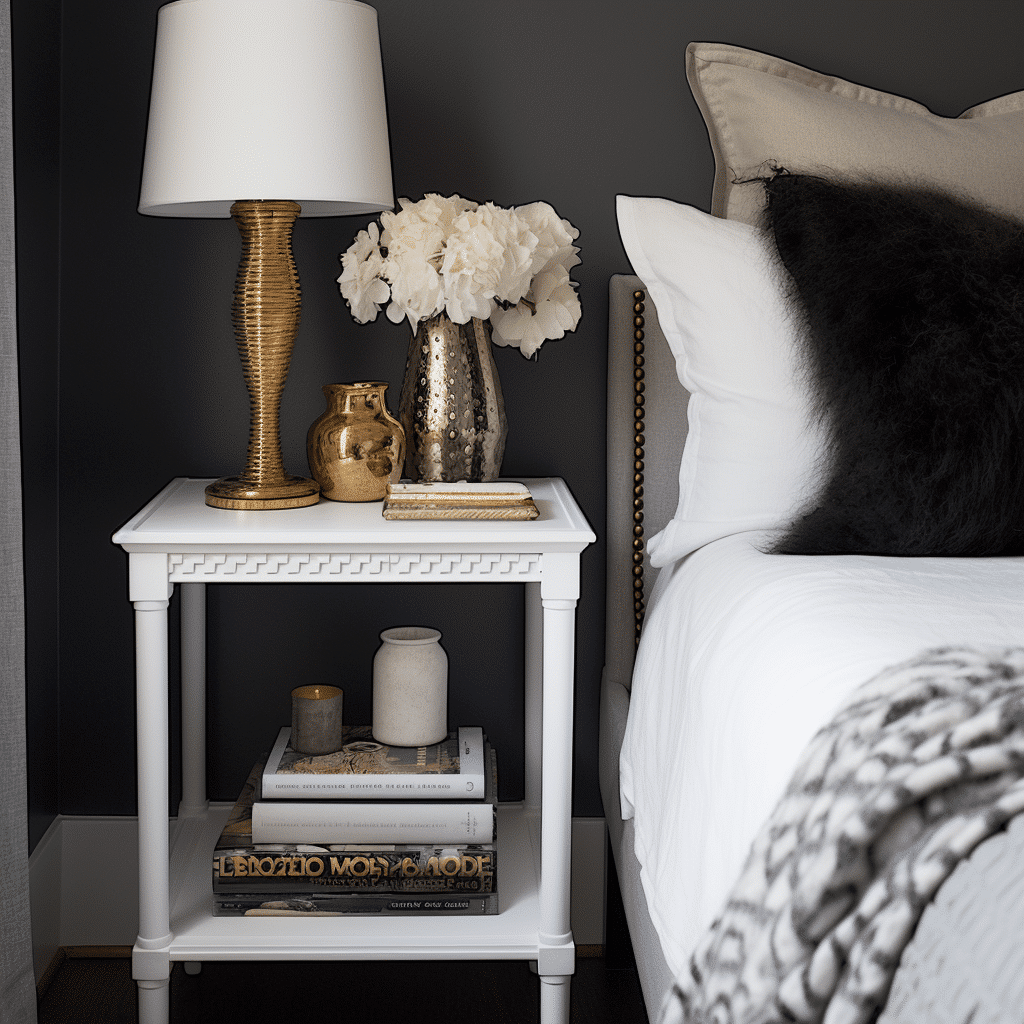 Achieving Bedroom Balance: Decorating with One Nightstand