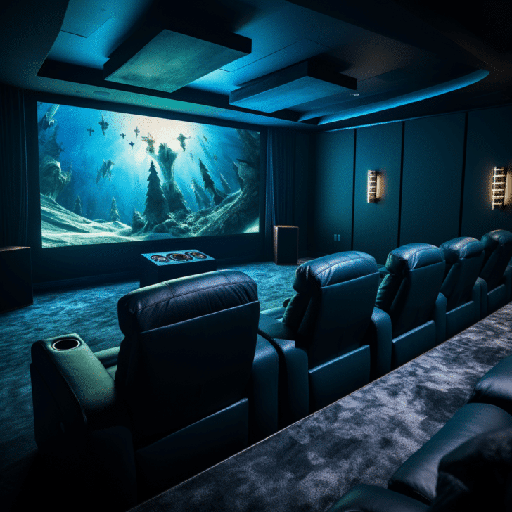 Home Entertainment with Ultimate Theater Installation